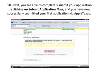 ApplyTexas Instructions | PPT