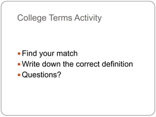 11/1/12 Applytexas essays, college terms | PPT