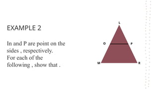 Apply the Fundamental Theorems of Proportionality to Solve.pptx