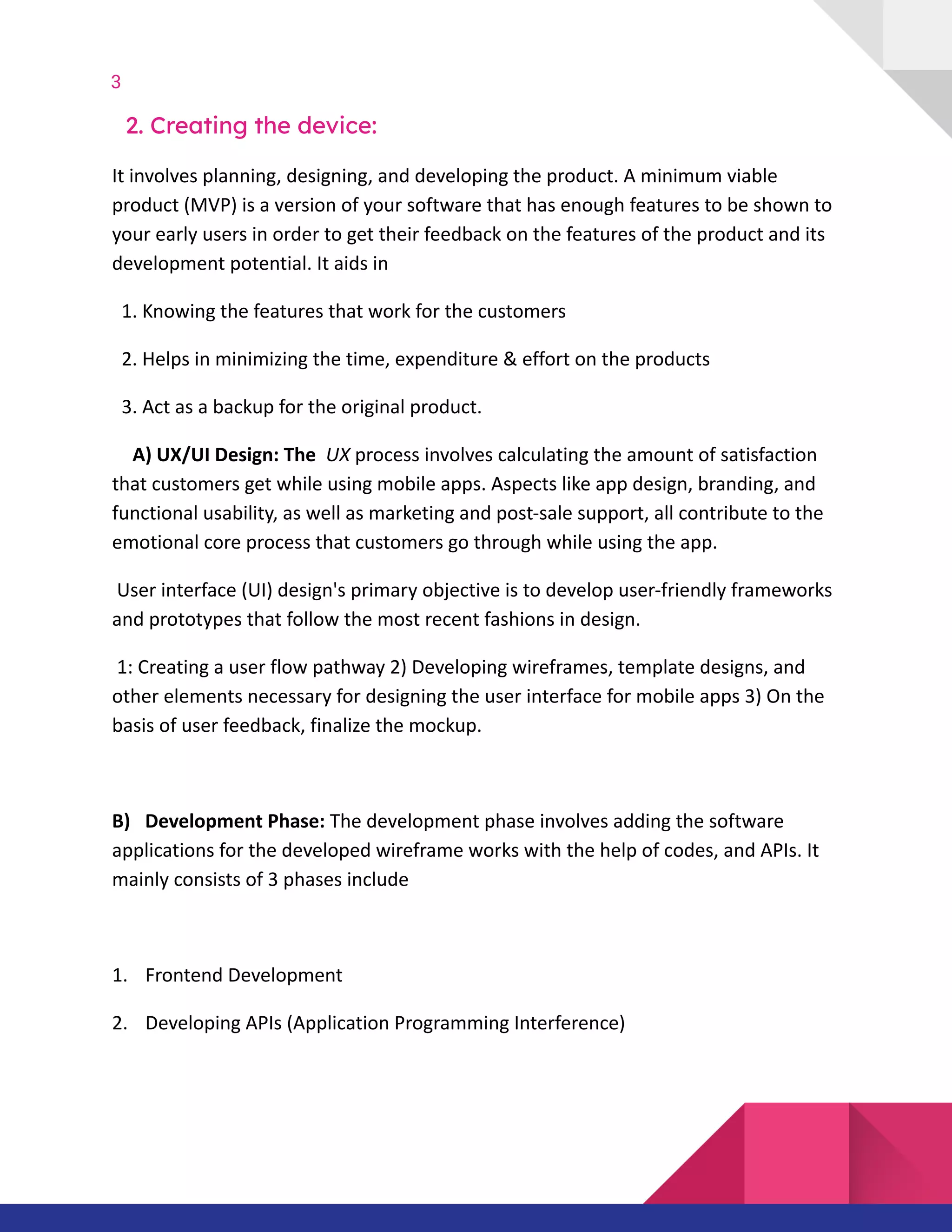 Mobile application development process | PDF