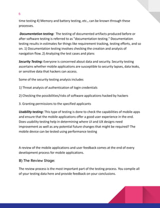 Mobile application development process | PDF