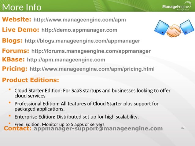 ManageEngine_AppManagerPlus_Overview.ppt