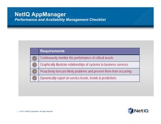 Systems Resource Management with NetIQ AppManager | PPT