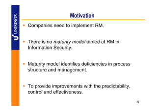 Information Security Risks Management Maturity Model (ISRM3) | PDF