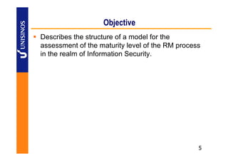 Information Security Risks Management Maturity Model (ISRM3) | PDF