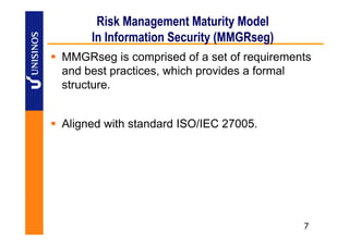 Information Security Risks Management Maturity Model (ISRM3) | PDF