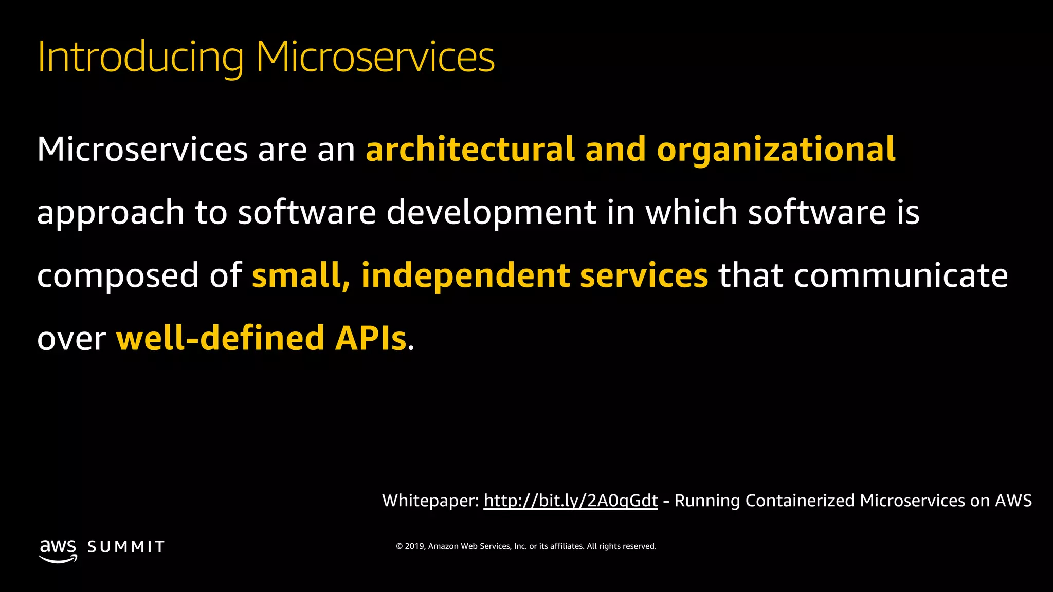 AWS Summit Singapore 2019 | Operating Microservices at Hyperscale | PDF | Cloud Computing | Internet