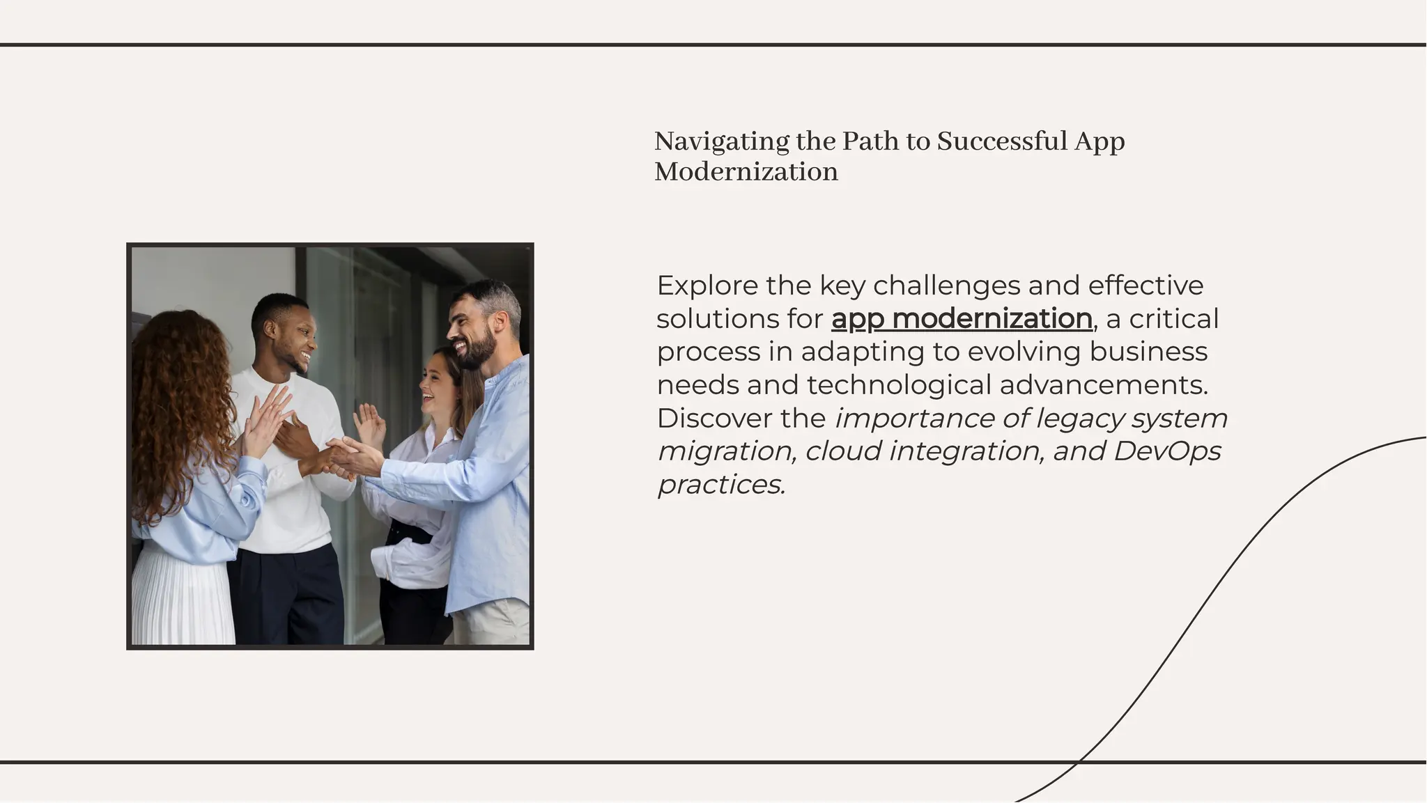 Navigating The Path To Successful App Modernization Overcoming