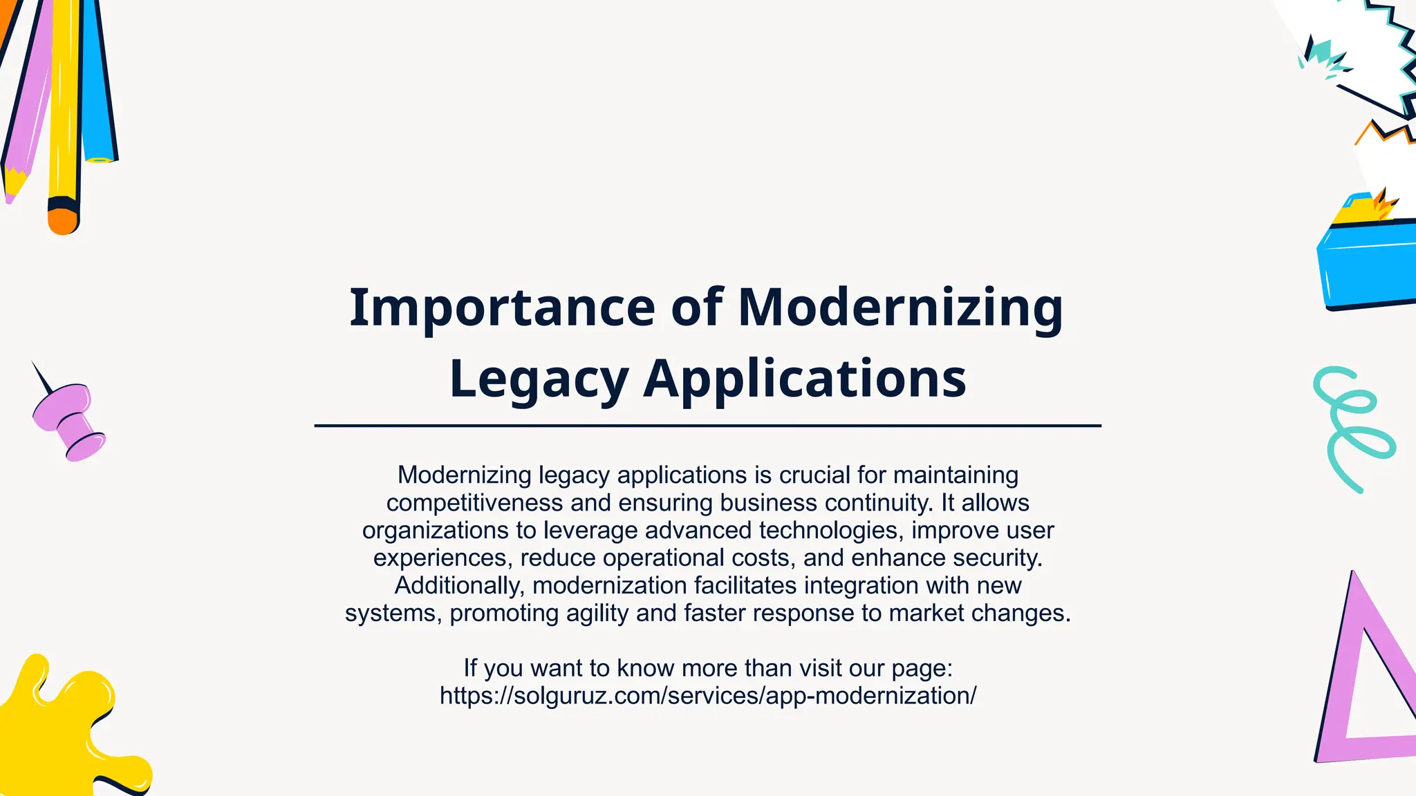 Legacy Application Modernization Services | PPTX