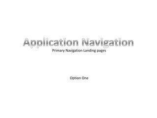 ERP Application navigation | PPTX