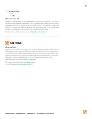 AppNexus + Tomorrow TTH Case Study | PDF