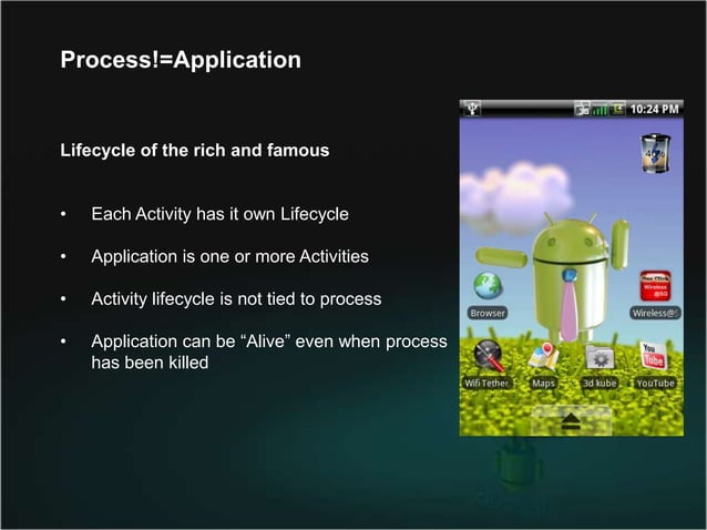 Android Framework | PPTX | Operating Systems | Computer Software and Applications