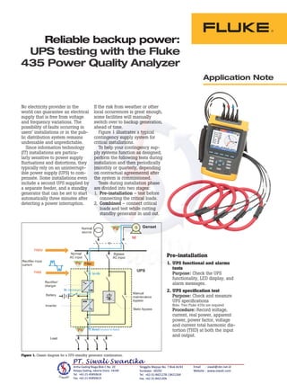 App note fluke 435 ii | PDF