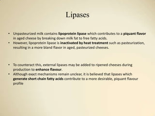 App of enzymes in dairy industry | PPTX