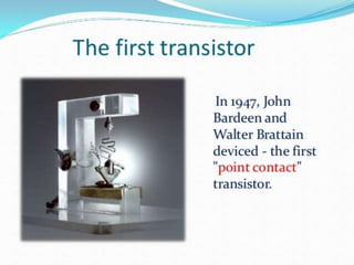 Transistors and Applications | PPTX
