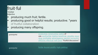 Appointed to bear fruit | PPT