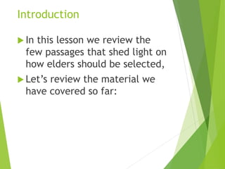 Appointing Elders by Bishop Essien Ekong | PPTX | Christianity ...
