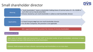 Appointment and qualification of directors | PPTX