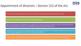 Appointment and qualification of directors | PPTX
