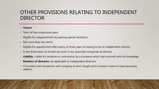 Appointment and qualification of directors | PPTX