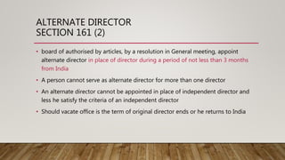 Appointment and qualification of directors | PPTX