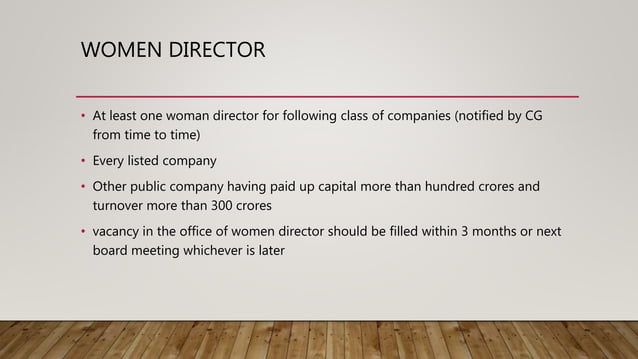 Appointment and qualification of directors | PPTX