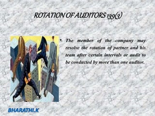 Appointment and removal of auditor | PPTX