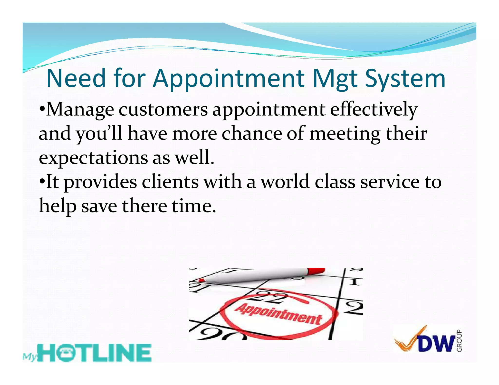 Appointment Management System | PPT