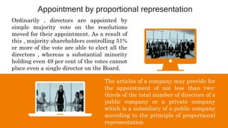 Appointment of directors | PPTX
