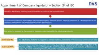 Appointment of Liquidators | PPTX