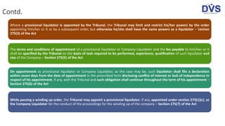 Appointment of Liquidators | PPTX