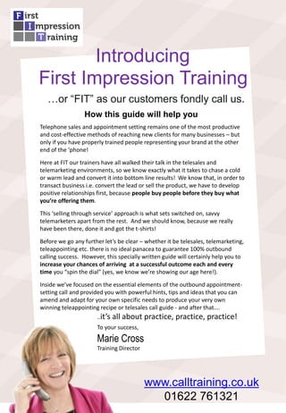 Appointment Setting Guide | PPTX