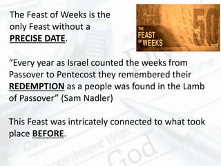 Appointments with God part 2 (Feast of Weeks) | PPTX