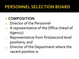Appointment to Government Service | PPTX