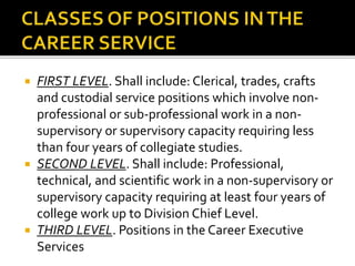 Appointment to Government Service | PPTX