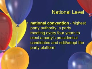 AP Political Parties | PPT