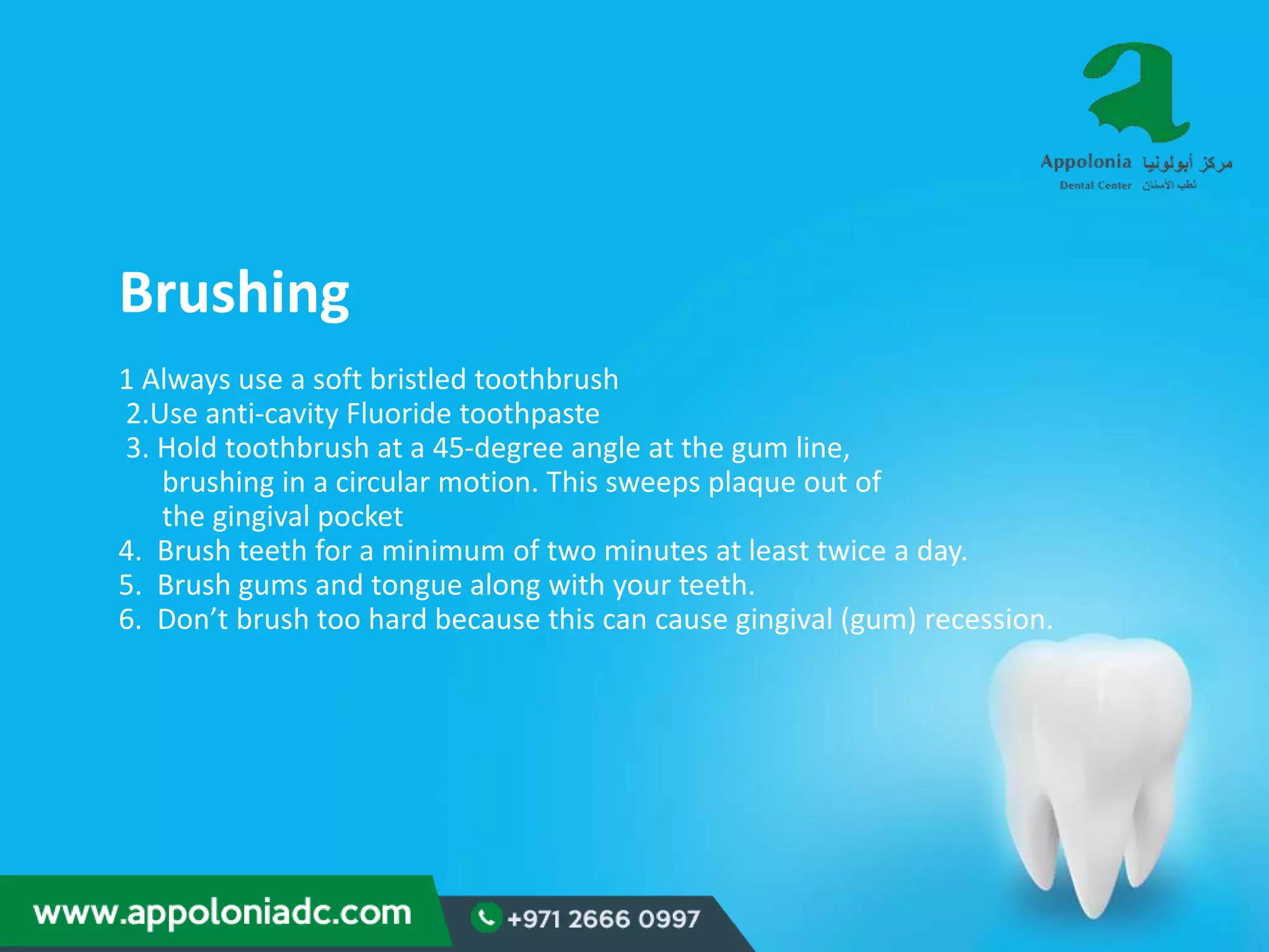 Oral Hygiene Instructions | PPTX