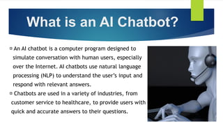 app on ai chatbot.pdf | Computer Software and Applications | Computing