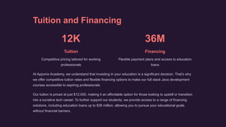 Apponix-Academy-Full-Stack-Java-Development-Courses | PPT