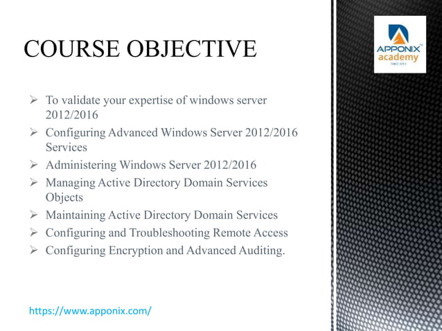 Apponix mcsa presentation | PPT