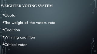 Apportionment and Voting in statistics ppt | PPTX
