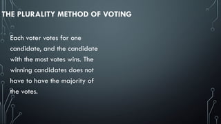 Apportionment and Voting in statistics ppt | PPTX