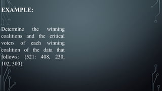 Apportionment and Voting in statistics ppt | PPTX