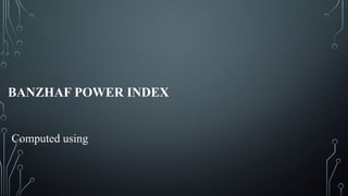 Apportionment and Voting in statistics ppt | PPTX