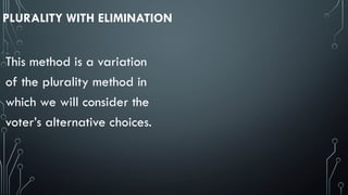 Apportionment and Voting in statistics ppt | PPTX