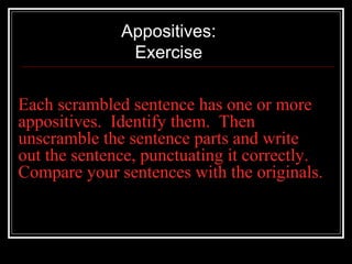Appositive | PPT
