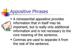 Appositive phrases | PPT