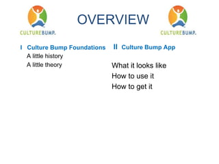 Culture Bump App for Global University Classroom Differences | PPTX