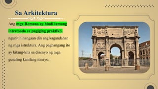 Roman Powerpoint- Contributions made by The Romans | PPTX