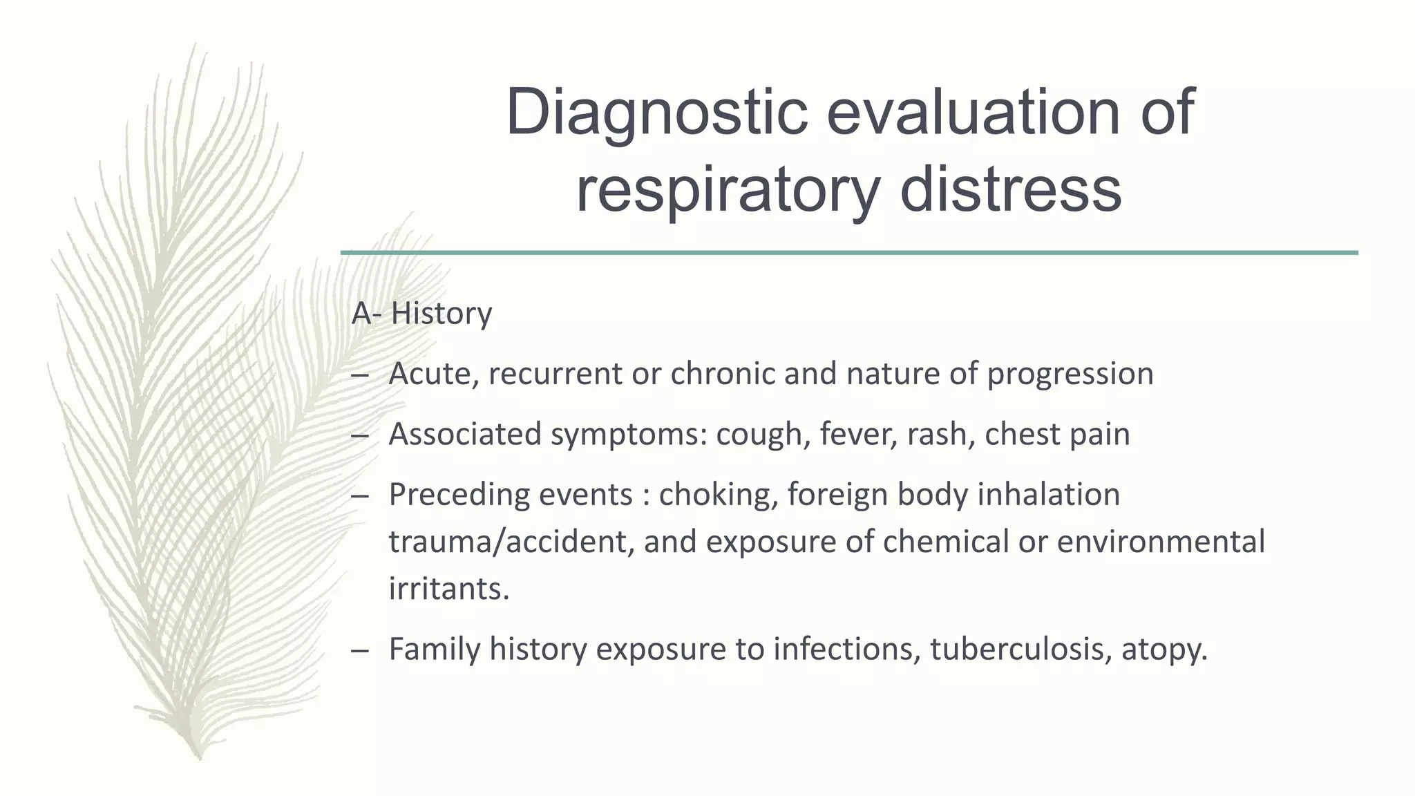Approach to respiratory distress in children | PPTX